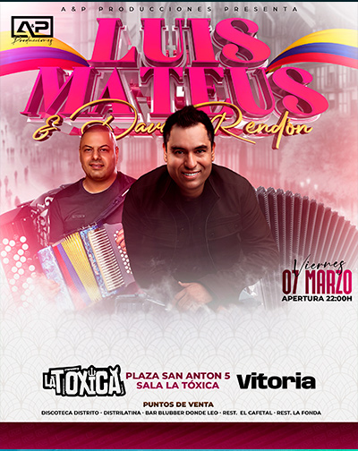 Concierto Luis Mateus & David Rendón | Entradas El Corte Inglés